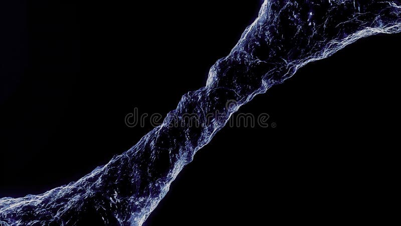 Abstract Energy Flow in a Form of Diagonal Tornado. Animation. Colorful ...