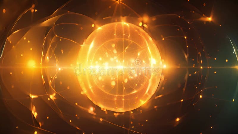 Abstract Energy Orb. Energy in Motion within a Sphere Object Stock Footage - Video of bright ...