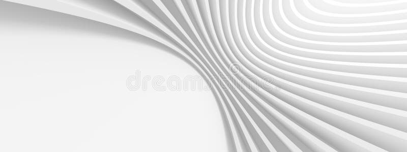 Abstract Engineering Background. White Wave Texture Stock Illustration ...