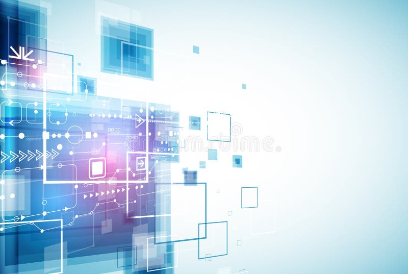 Abstract Vector Future Technology Engineering Background Illustration ...