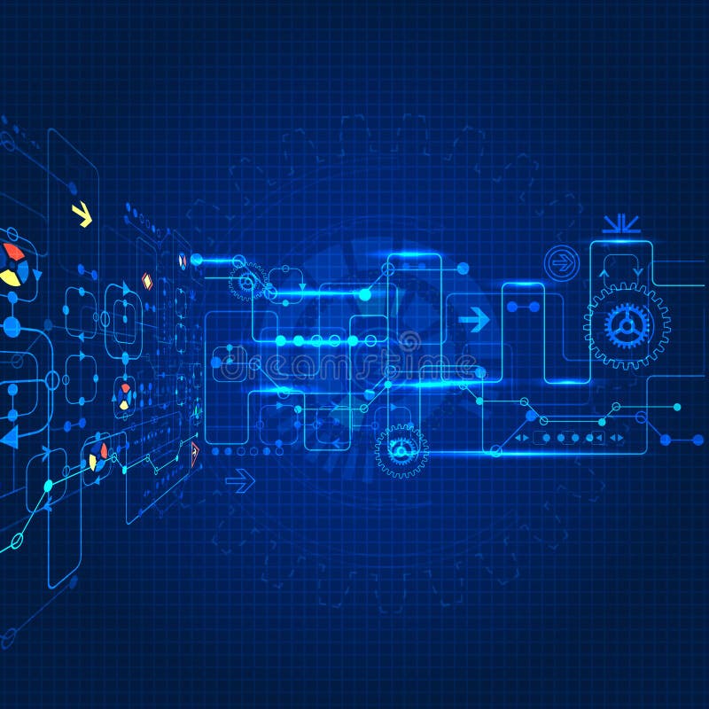 Abstract Engineering Future Technology Background Stock Vector ... Abstract Engineering Future Technology Background Stock Vector ...