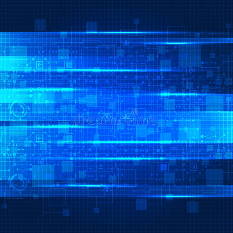 Abstract Engineering Future Technology Background Stock Vector ...