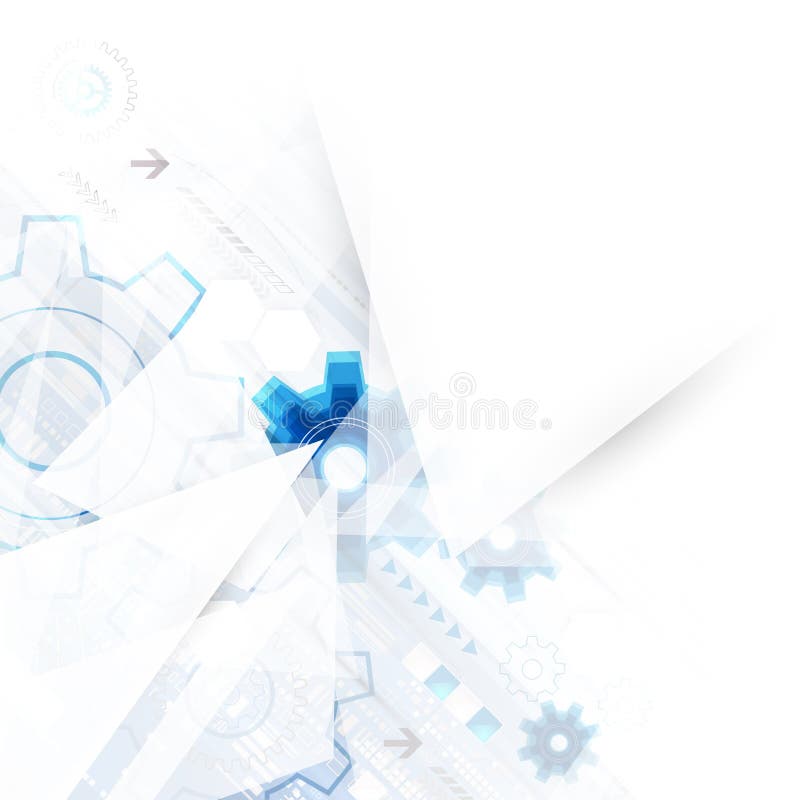 Abstract Engineering Future Technology Background Stock Vector ...