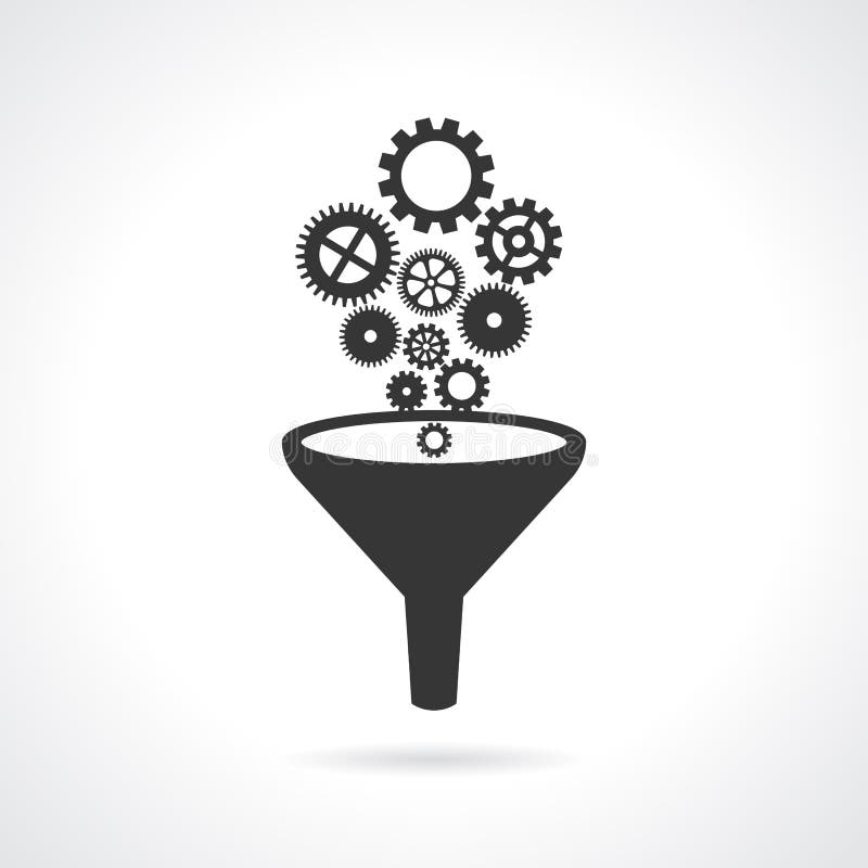 Abstract Engineering Vector Icon Stock Vector - Illustration of gears ...