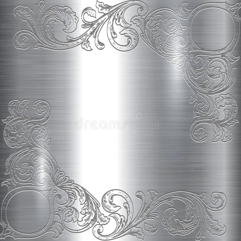 Abstract Engraving Decorative Background Stock Vector - Illustration of ...