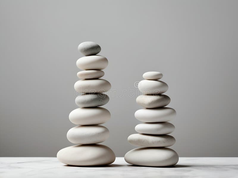 Abstract Enjoying Life Harmony Positive Mind Concept White Natural ...