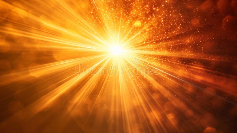 Abstract Enlightenment: Radiant Beams of Light Emerge from a Central ...
