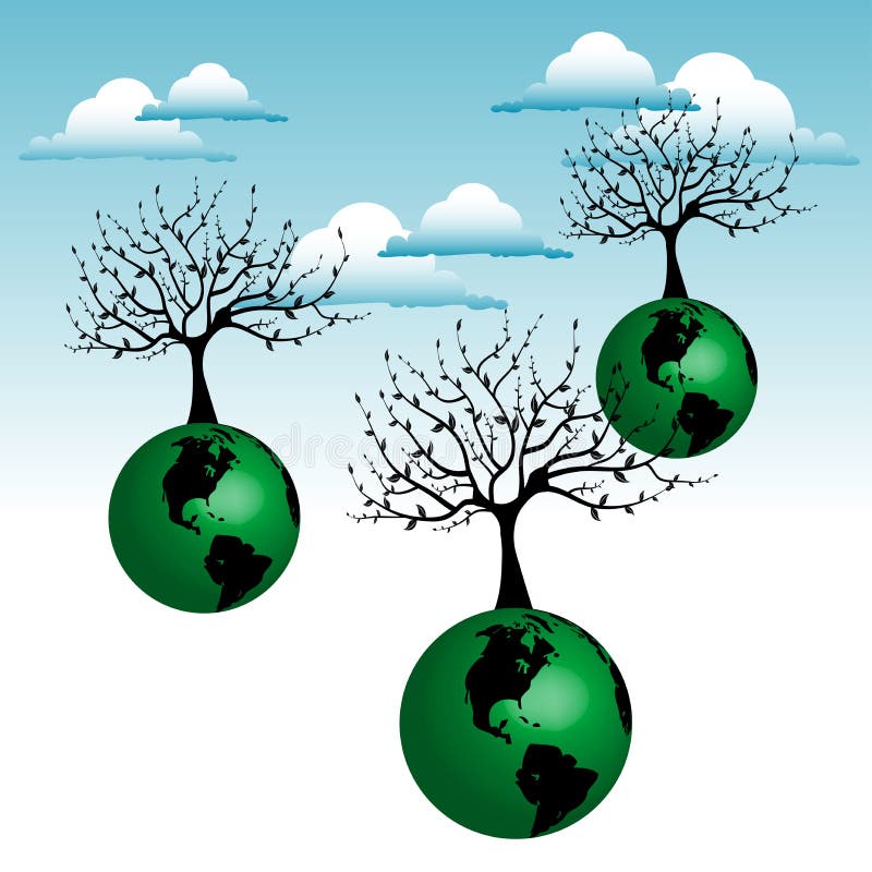 Abstract Environmental Design Stock Vector - Illustration of continents ...