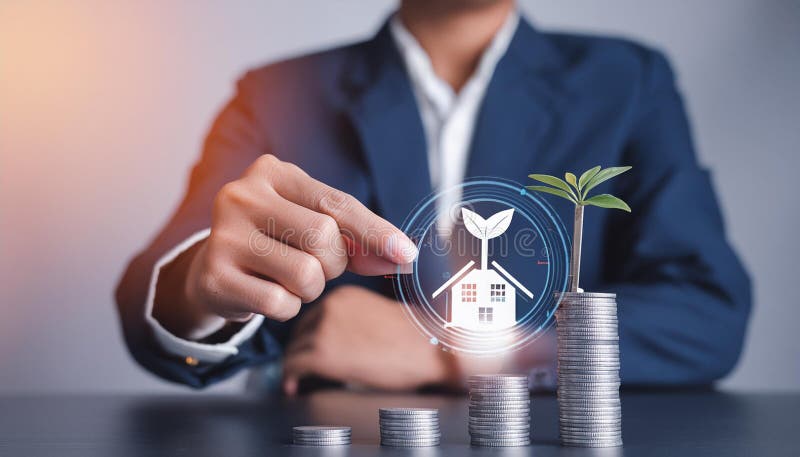 Environmental Technology Concept. Abstract Illustration. Sustainable ...