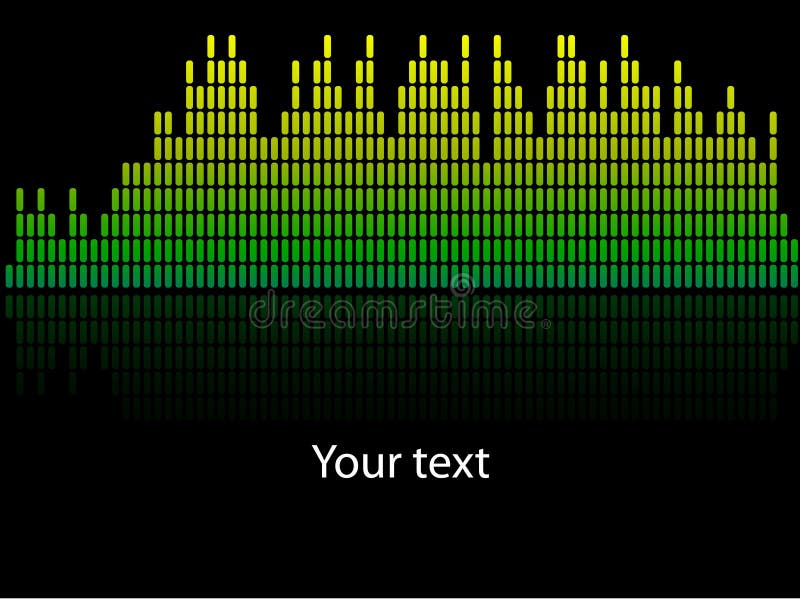 Abstract equalizer card stock vector. Illustration of energy - 14438692