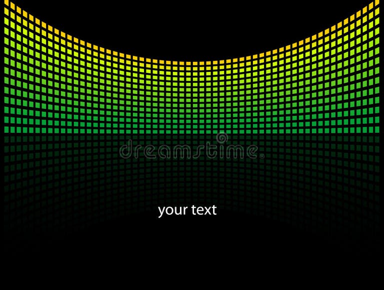 Abstract equalizer card stock vector. Illustration of wall - 14438706