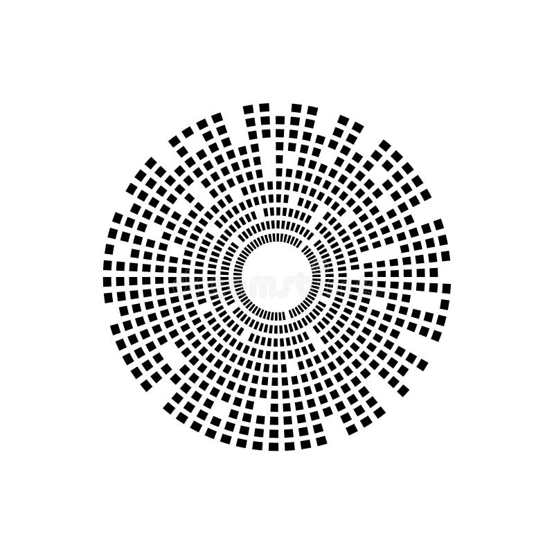 Abstract Equalizer Music Sound Wave Circle Vector Icon Symbol. Logo ...