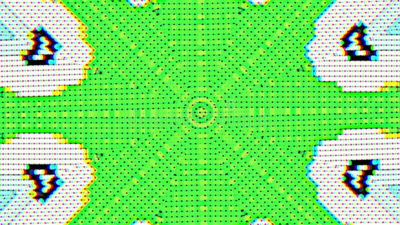 Abstract Error Data Dynamic Sci-fi Iridescent Background. Surrealistic ...