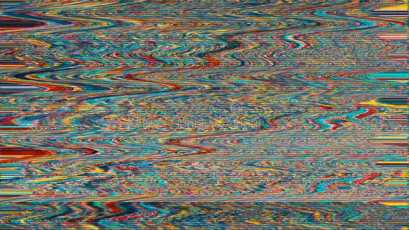 Abstract Error Data Neon Cyberpunk Holographic Background. Stock Video ...