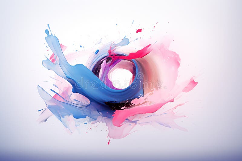 Abstract Eruptions Dynamic Explosions of Color and Form Stock ...