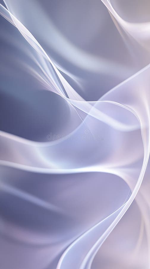 Abstract Ethereal Wave Patterns in Soft Colors Stock Illustration ...