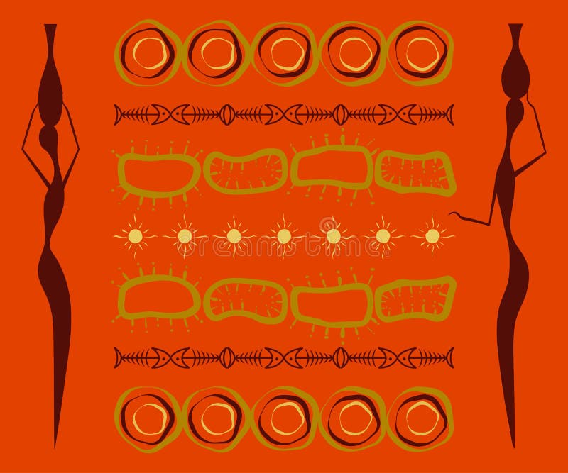 Abstract African Ethnic Pattern Stock Vector - Illustration of eps10 ...