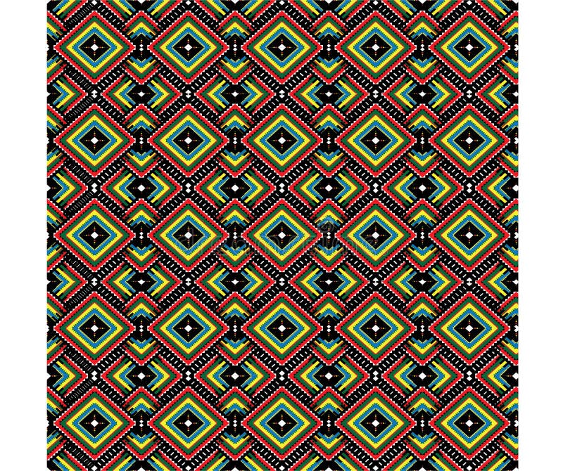 Abstract Ethnic Geometric Pattern Design Background for Wallpaper or ...