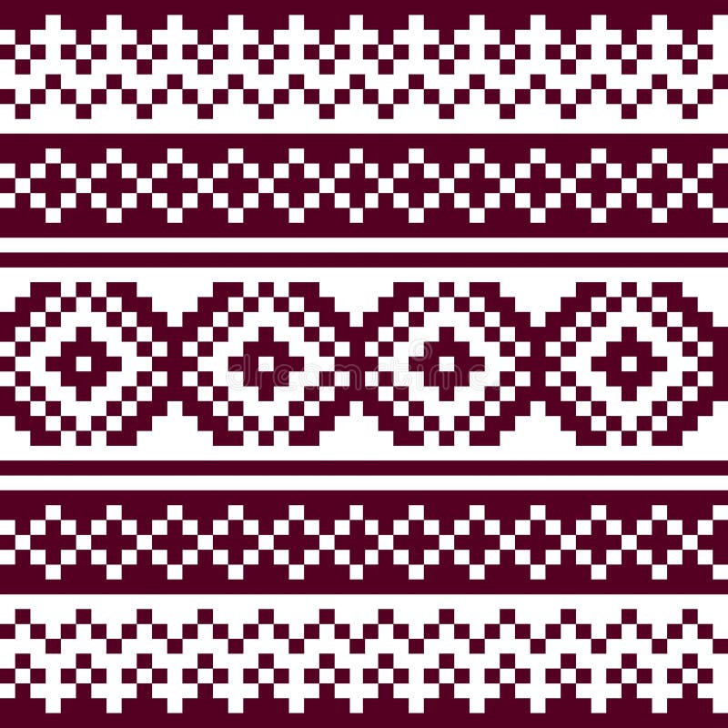 Abstract Ethnic Geometric Pattern Design for Background or Wallpaper ...