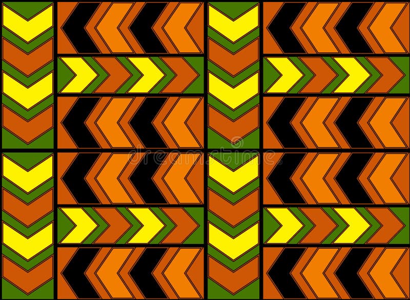Abstract Ethnic Pattern .Vector Stock Illustration - Illustration of ...