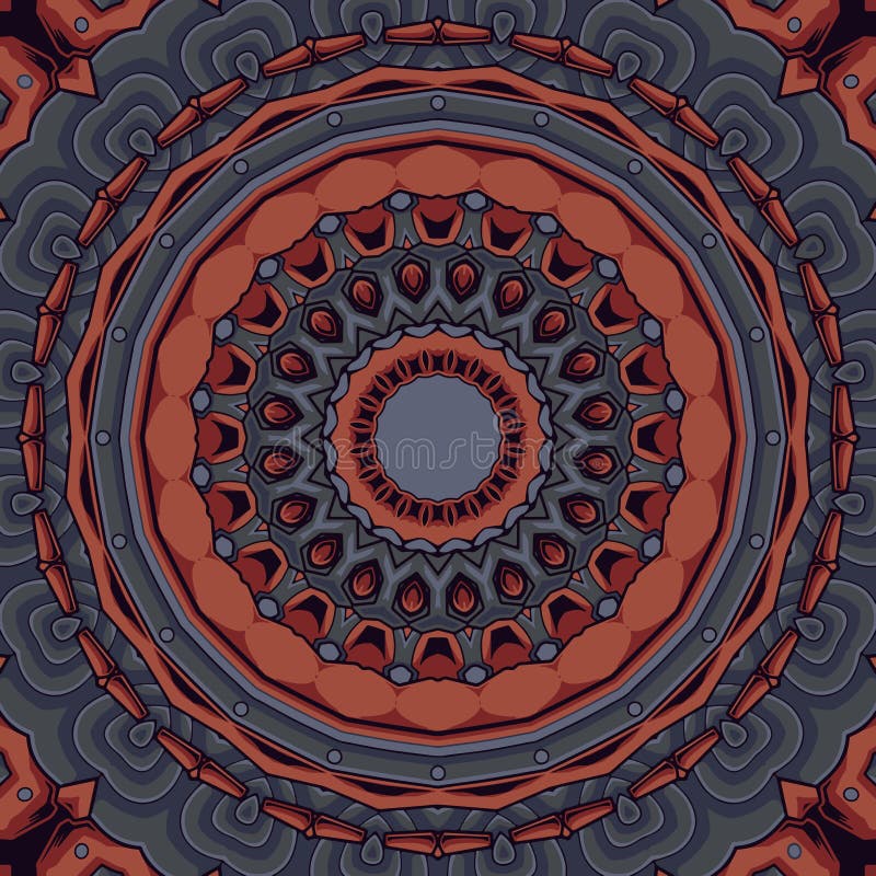 Abstract Ethnic Vintage Seamless Pattern Tribal Background Stock Vector ...