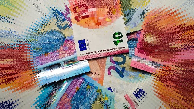 Abstract Euro Notes Money Cash Art Stock Photo - Image of notes ...