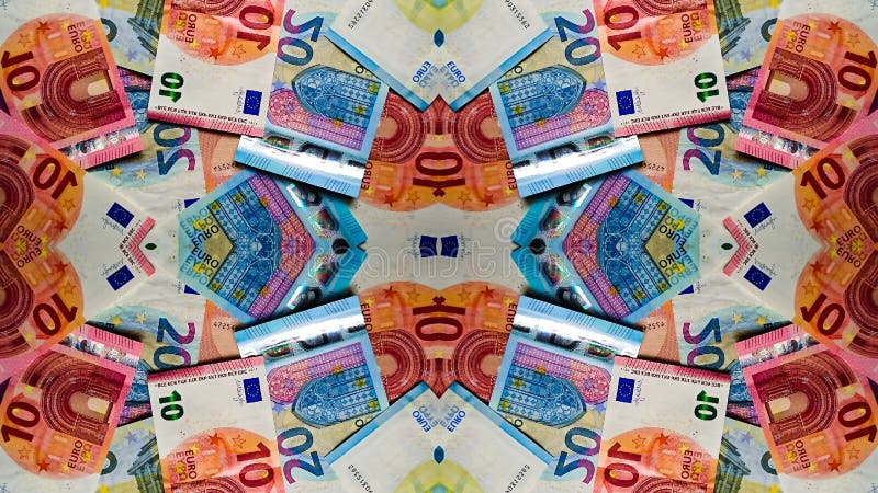 Abstract Euro Notes Money Cash Art Stock Image - Image of notes ...