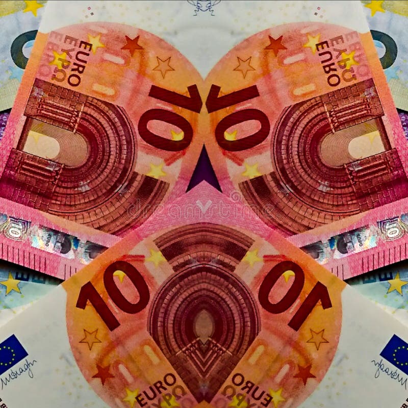 Abstract Euro Notes Money Cash Art Stock Image - Image of money, notes ...