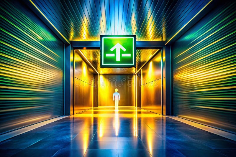 Abstract Exit Symbol Photography a Modern Conceptual Exploration of ...