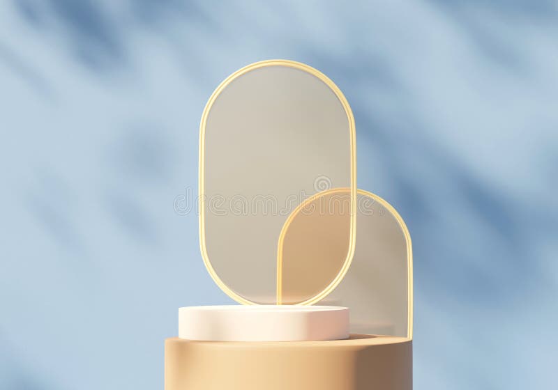 Abstract Exotic Minimal Modern Podium Platform for Product Display ...