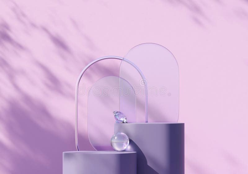 Abstract Exotic Minimal Modern Podium Platform for Product Display ...