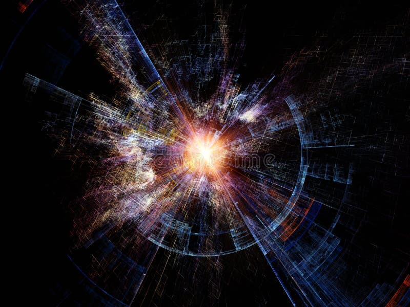 Abstract Expansion stock illustration. Illustration of science - 155599775