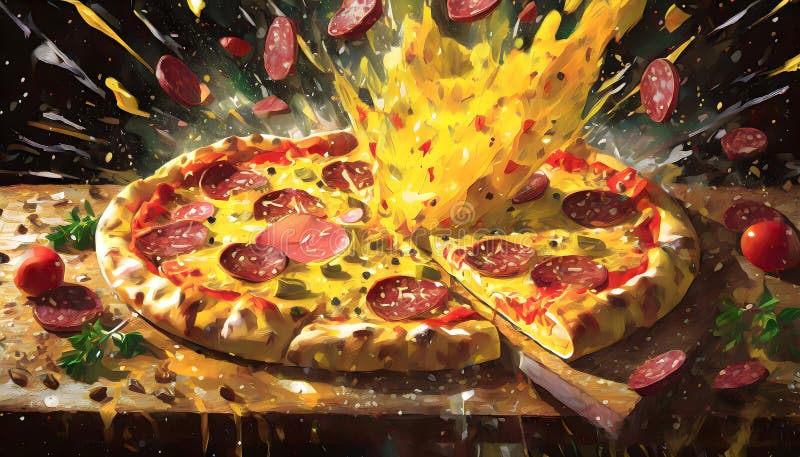 Pizza Paint Stock Illustrations – 1,185 Pizza Paint Stock Illustrations ...