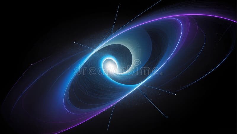 Abstract Exploration of Spacetime Dimensions. Ai Generated Stock ...