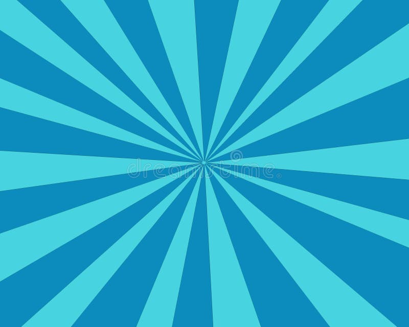 Abstract Explosion Background in Gradient Blue Color. Sun Burst ...