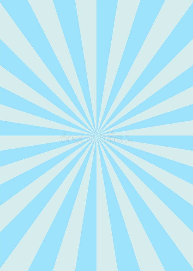 Abstract Explosion Background in Gradient Blue Color. Vertical Glare ...