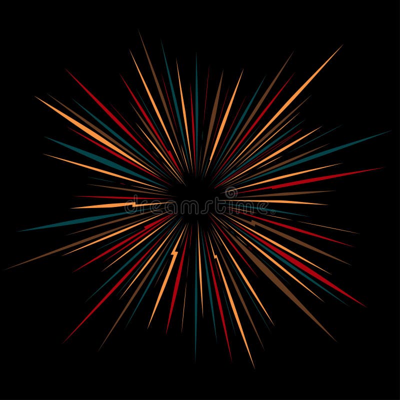 Abstract Explosion Circle Background Stock Vector - Illustration of ...