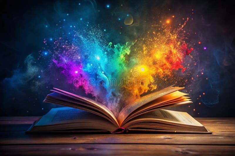 An Abstract Explosion of Color a Visual Representation of Knowledge and ...