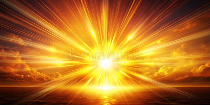 Abstract Explosion of Energy Abstract Background Sun Yellow Orange ...