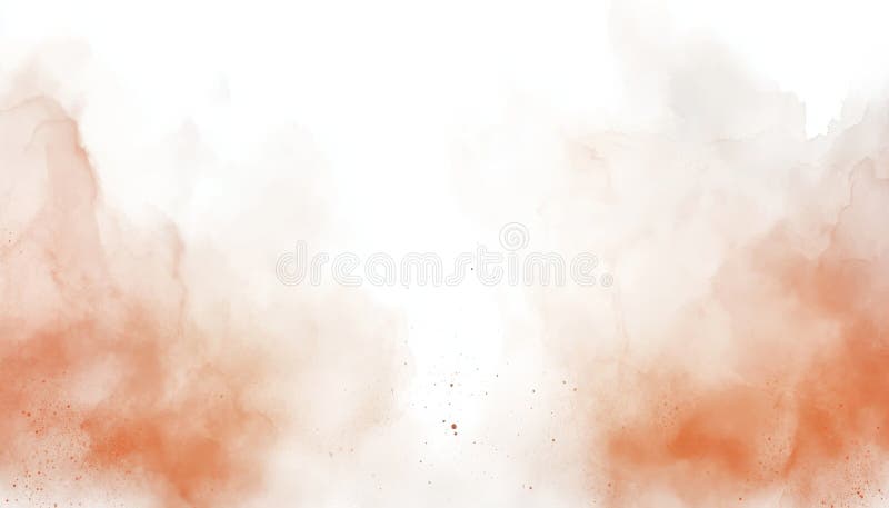 Abstract Explosion of Orange Powder, Vibrant Color Blast on White ...
