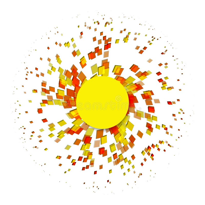 Explosion Particle Background. Shatter Glass. Abstract Explode ...