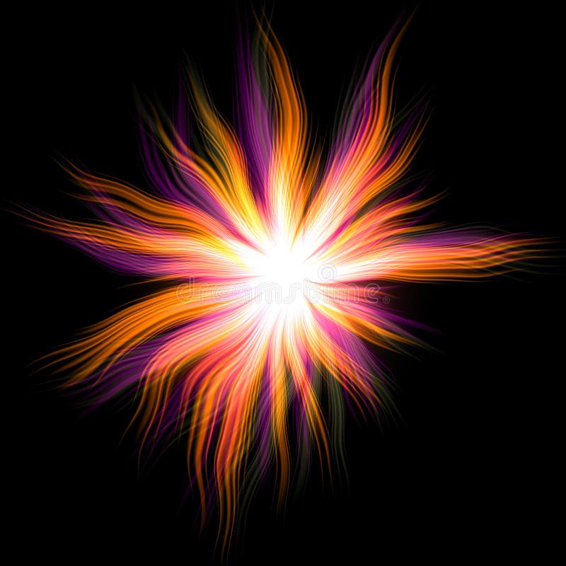 Abstract explosion rays stock illustration. Illustration of bang - 48098276