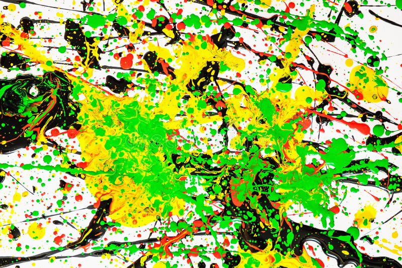 Abstract Expression Colorful Splash Background. Bright Watercolor ...