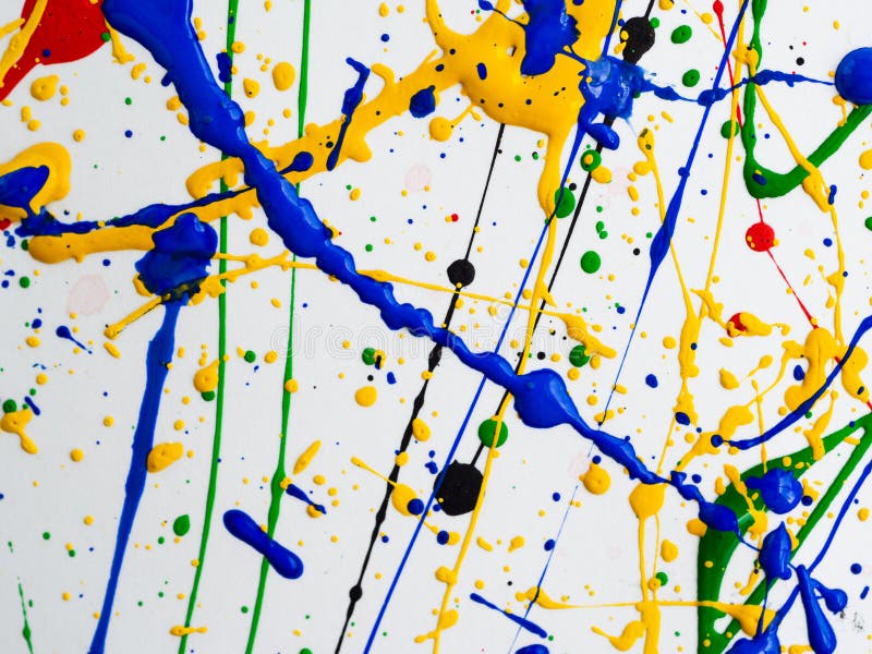 Abstract Expressionism Art Creative Background. Art of Splashes and ...