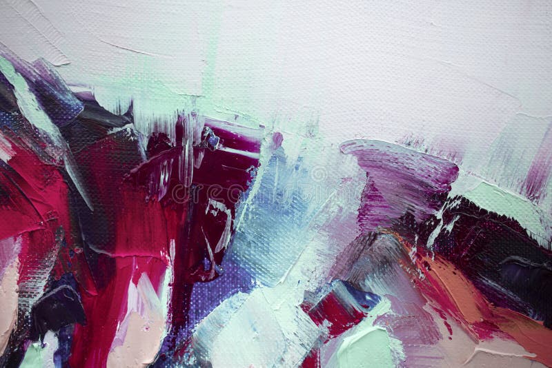 Abstract Expressionism Artwork Featuring Vibrant Colors and Dynamic ...