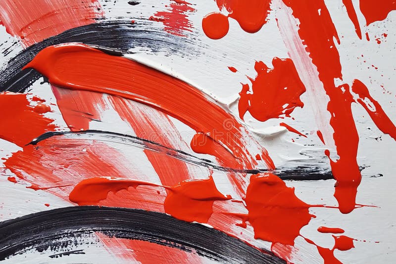 Abstract Expressionism Background with Colorful Paints Texture. AI ...