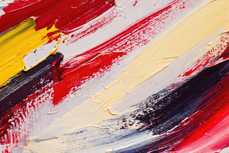 Abstract Expressionism Background with Colorful Paints Texture. AI ...