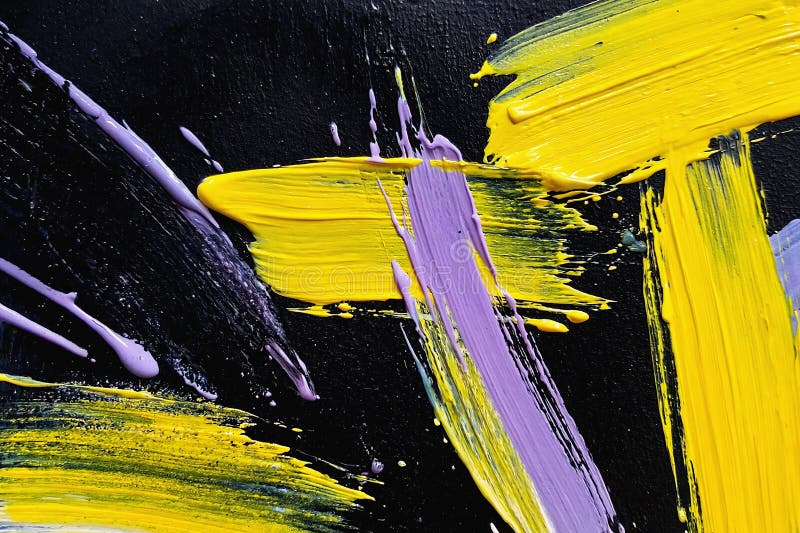 Abstract Expressionism Background with Colorful Paints Texture. AI ...