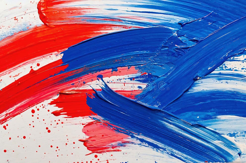 Abstract Expressionism Background with Colorful Paints Texture. AI ...