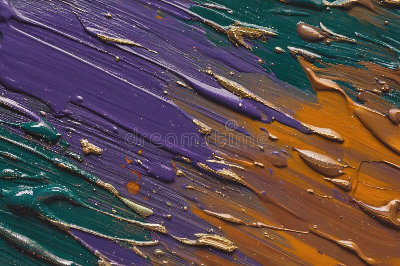 Abstract Expressionism Background with Colorful Paints Texture. AI ...